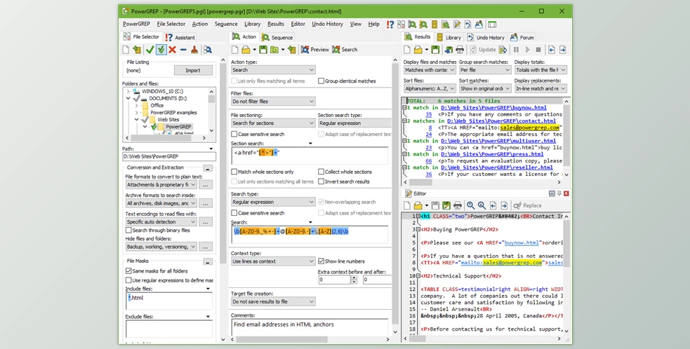 Download Just Great Software PowerGREP v5.3.0 + Keygen