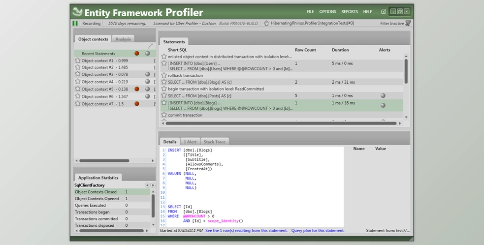 Download Entity Framework Profiler v6040 + LicenseKey